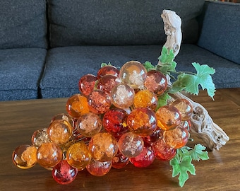 1960s Glass Grapes | Etsy