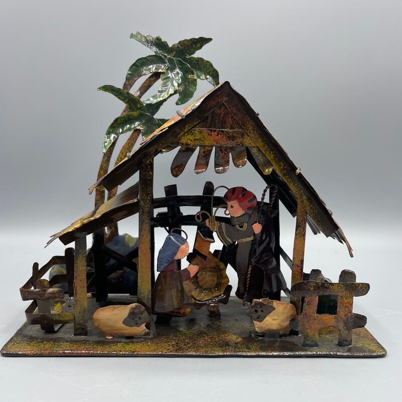 Metal Nativity - Etsy