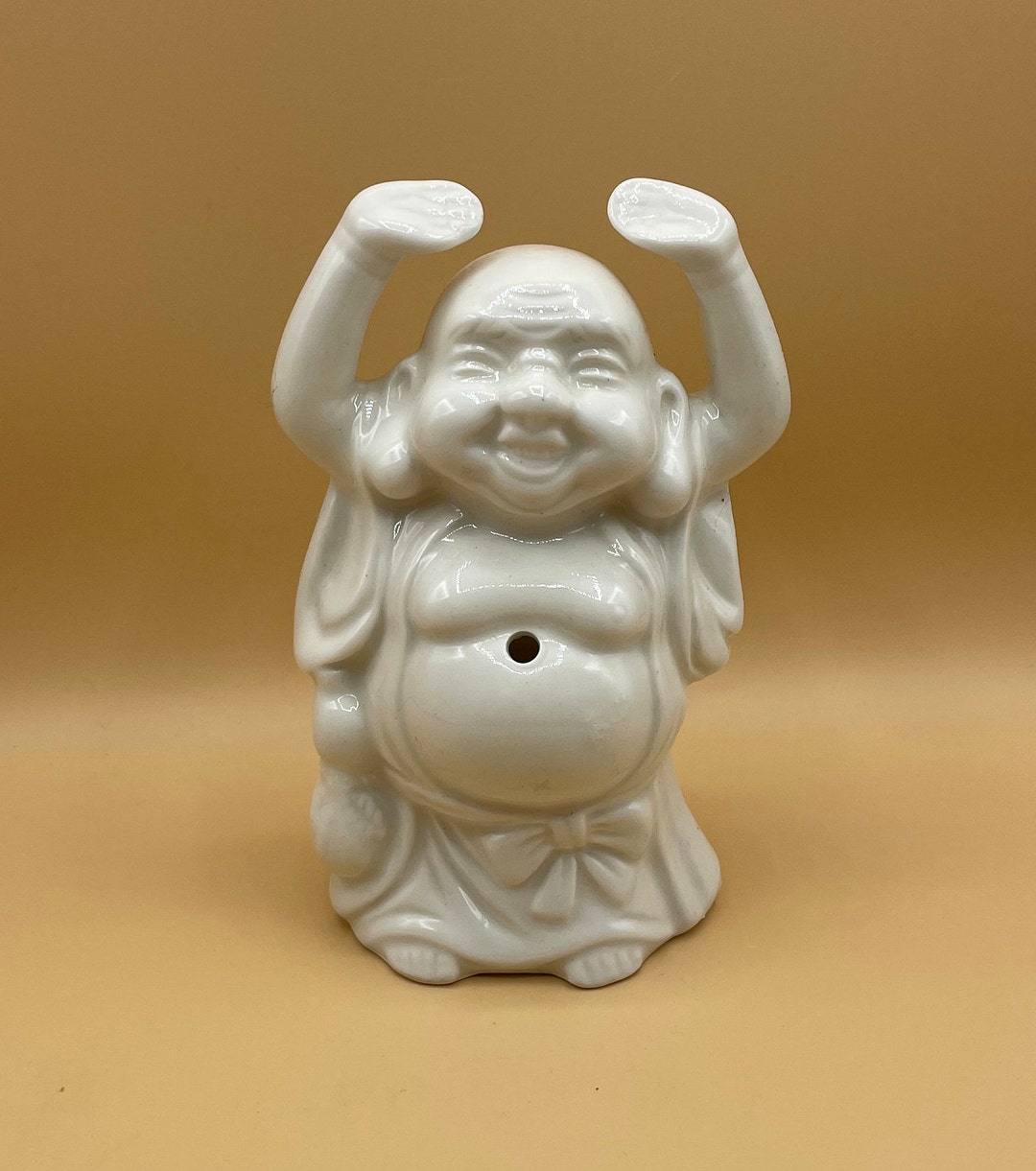 Laughing Buddha Cocktail Mug Vintage Hawaii White Souvenir Tiki Bar ...