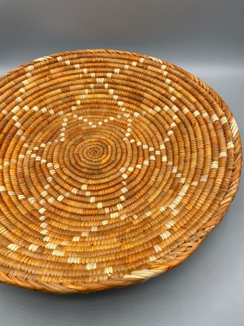 Coiled Basket Native American Design Decorative Coil Basket - Etsy