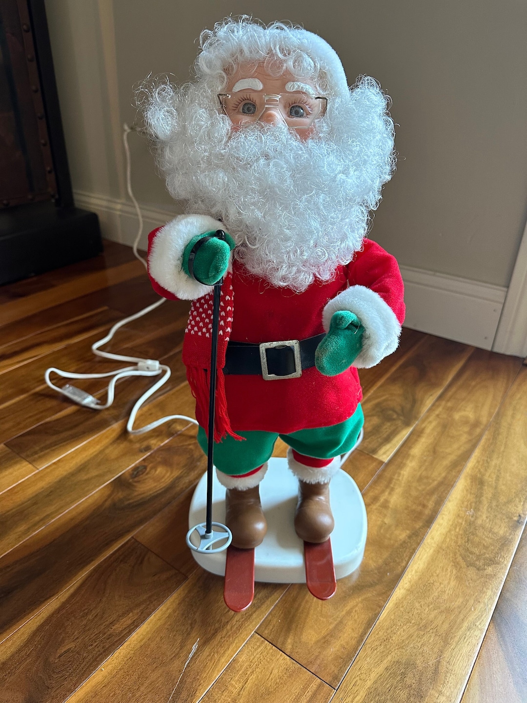 Vintage Motionettes Animated Santa Figure Christmas Motion Santa Claus ...