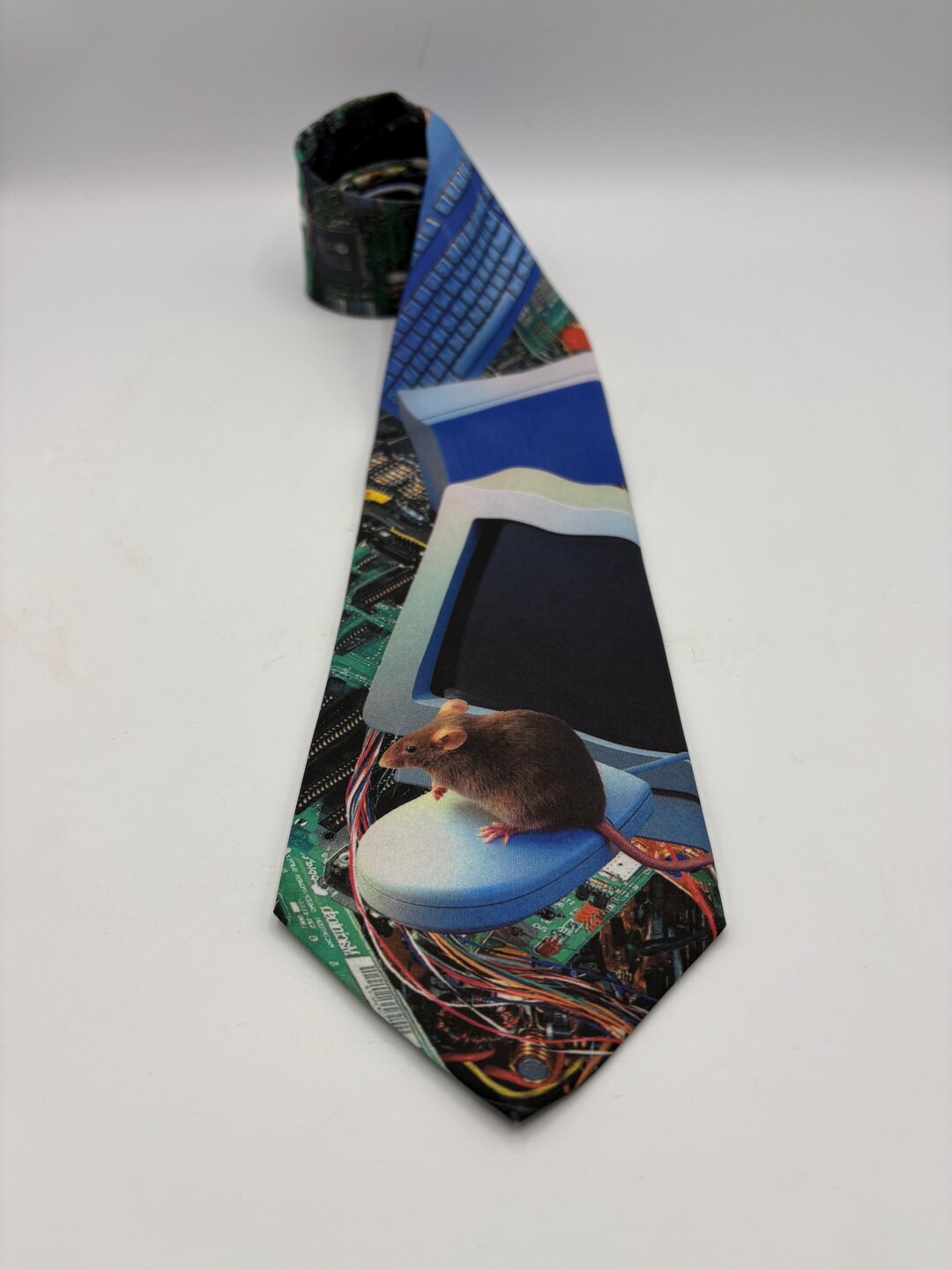 Vintage Computer Mouse Keyboard Circuit Board Neck Tie Computer Images ...