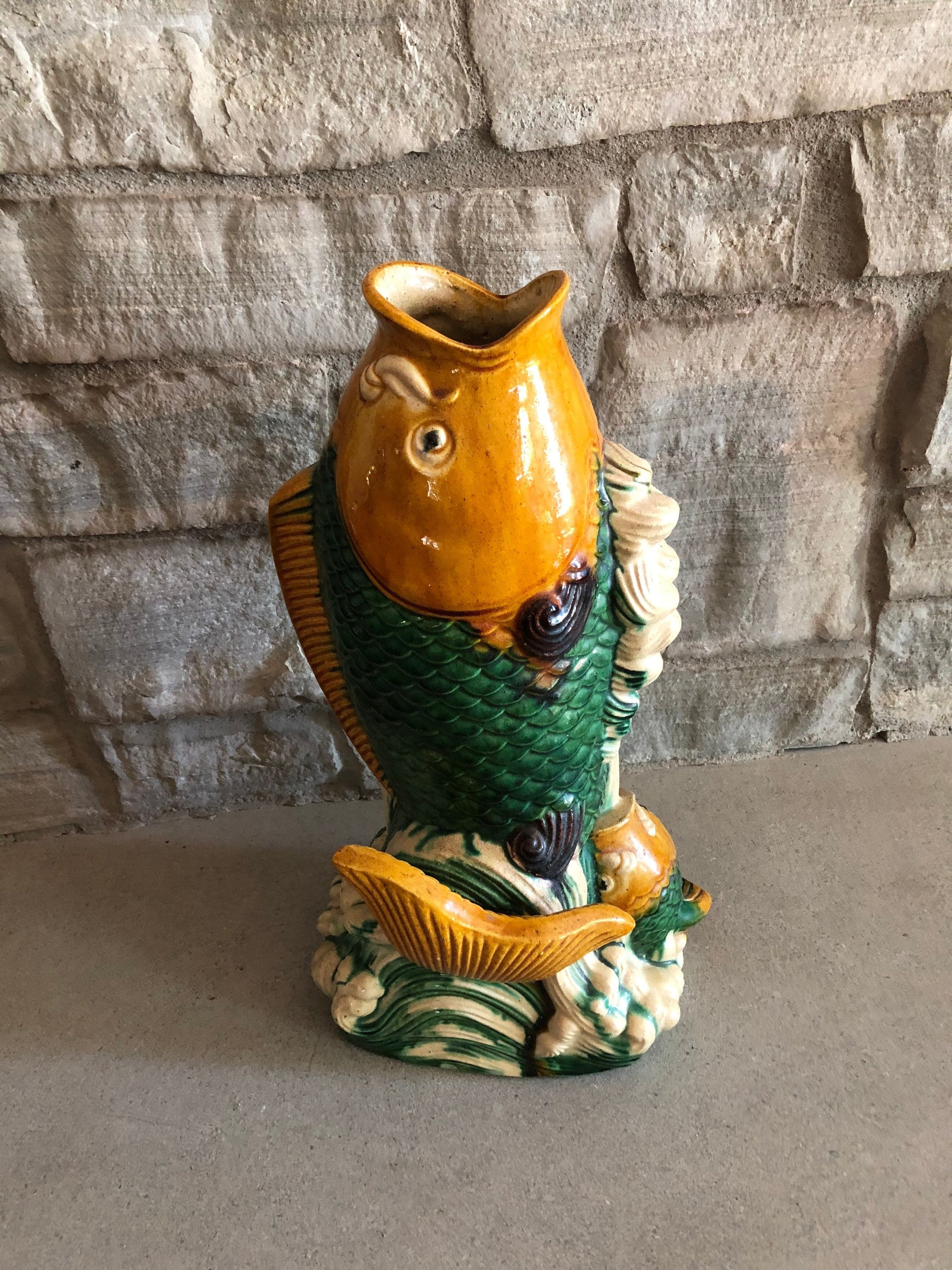 Large Pottery Fish