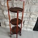Vintage Carved Wood Folding 3 Tier Pie Stand Wood Plant - Etsy