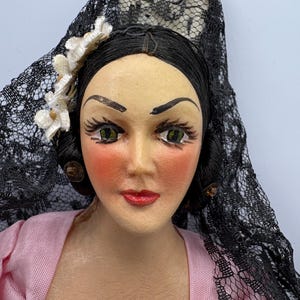 Spanish Flamenco Dancer Art Doll Vintage Mexican Señorita Munecos ...