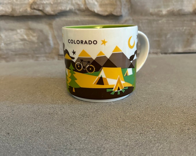 Starbucks Colorado You Are Here Coffee Mug Colorado Coffee Cup Outdoor ...