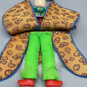 Vintage Japanese Hand Puppet Oriental Puppetry Doll Japan Samurai Ninja ...