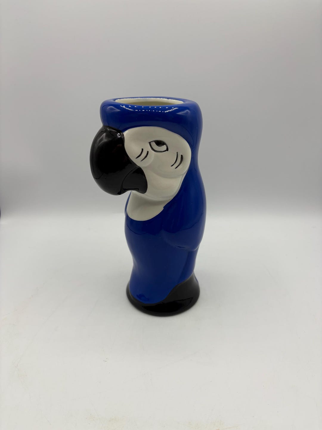 Blue Toucan Vintage Tiki Bar Mug Hawaiian Cocktail Cup Polynesian Party ...