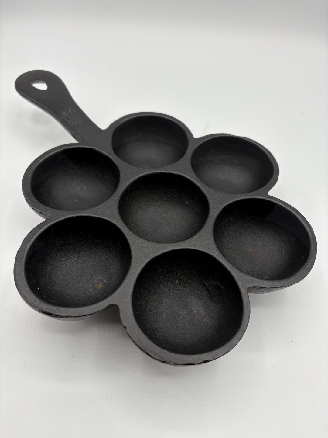Cast Iron Abelskiver Pan Vintage Cast Iron Bakeware Pans Vintage ...