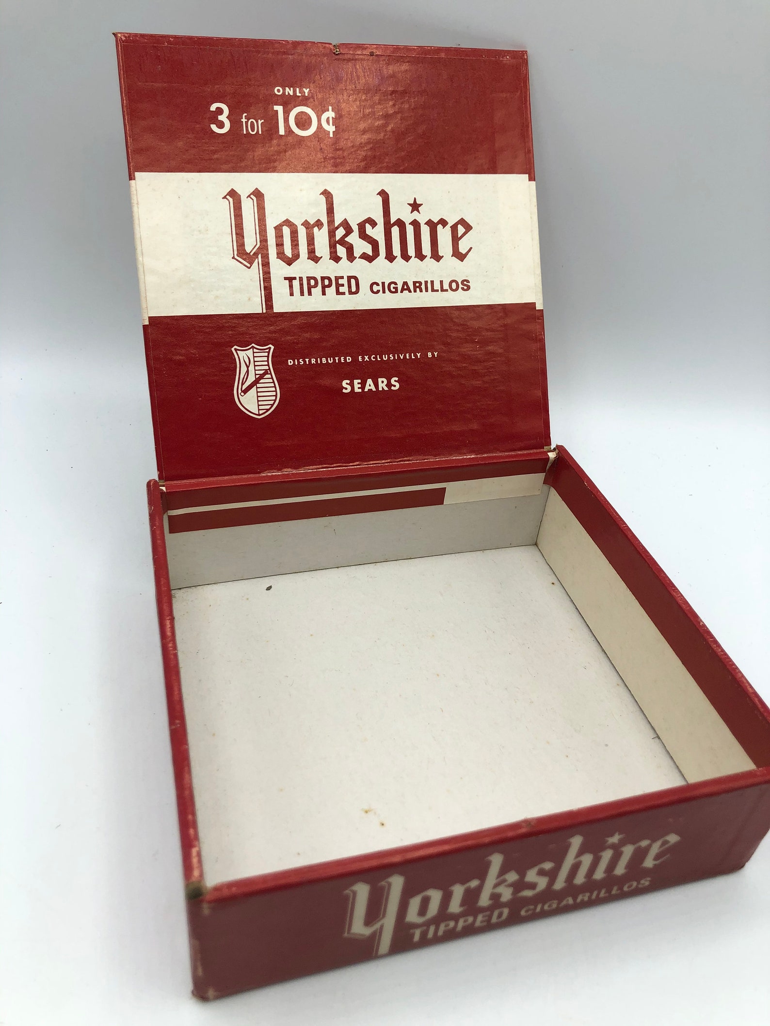 3 Vintage Cigar Boxes Groomsman Gift Yorkshire Tipped Cigarillos Cigars ...