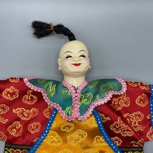 Vintage Japanese Hand Puppet Oriental Puppetry Doll Japan Samurai Ninja ...