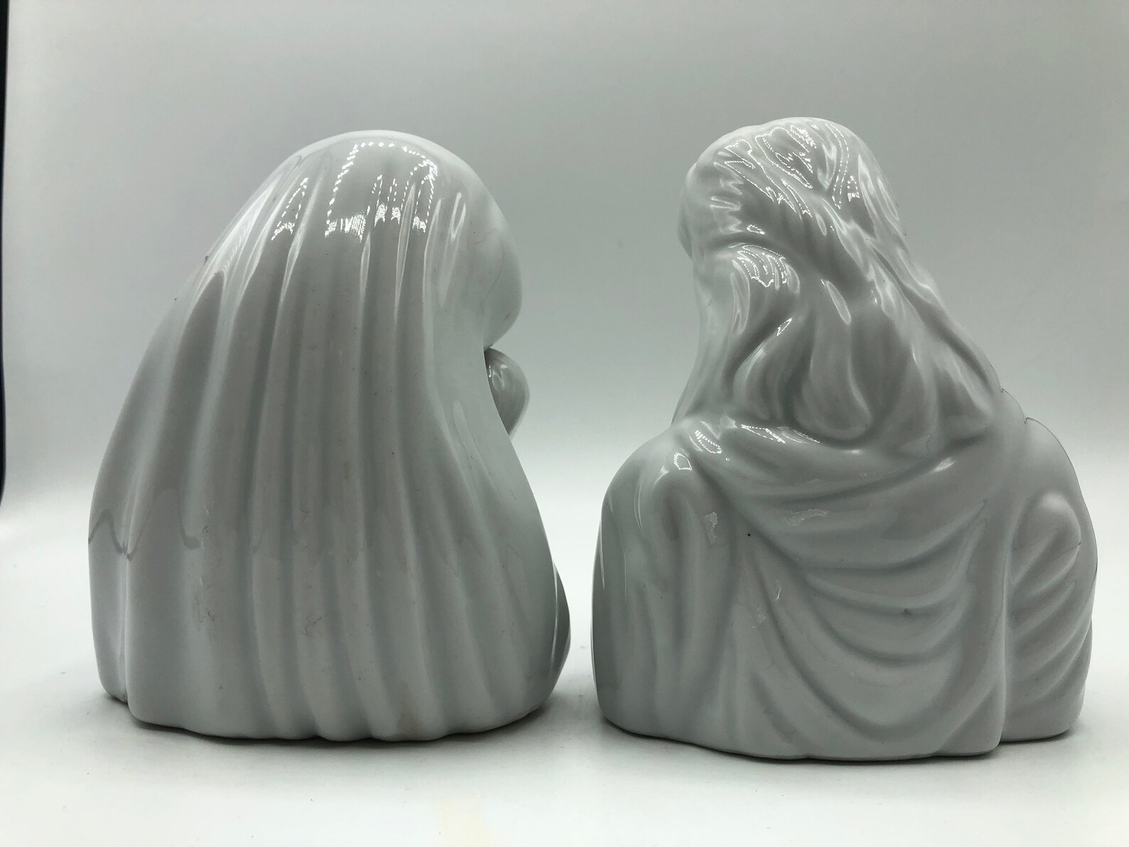 Vintage Ceramic Jesus Mary Joseph Statues Madonna With Child | Etsy