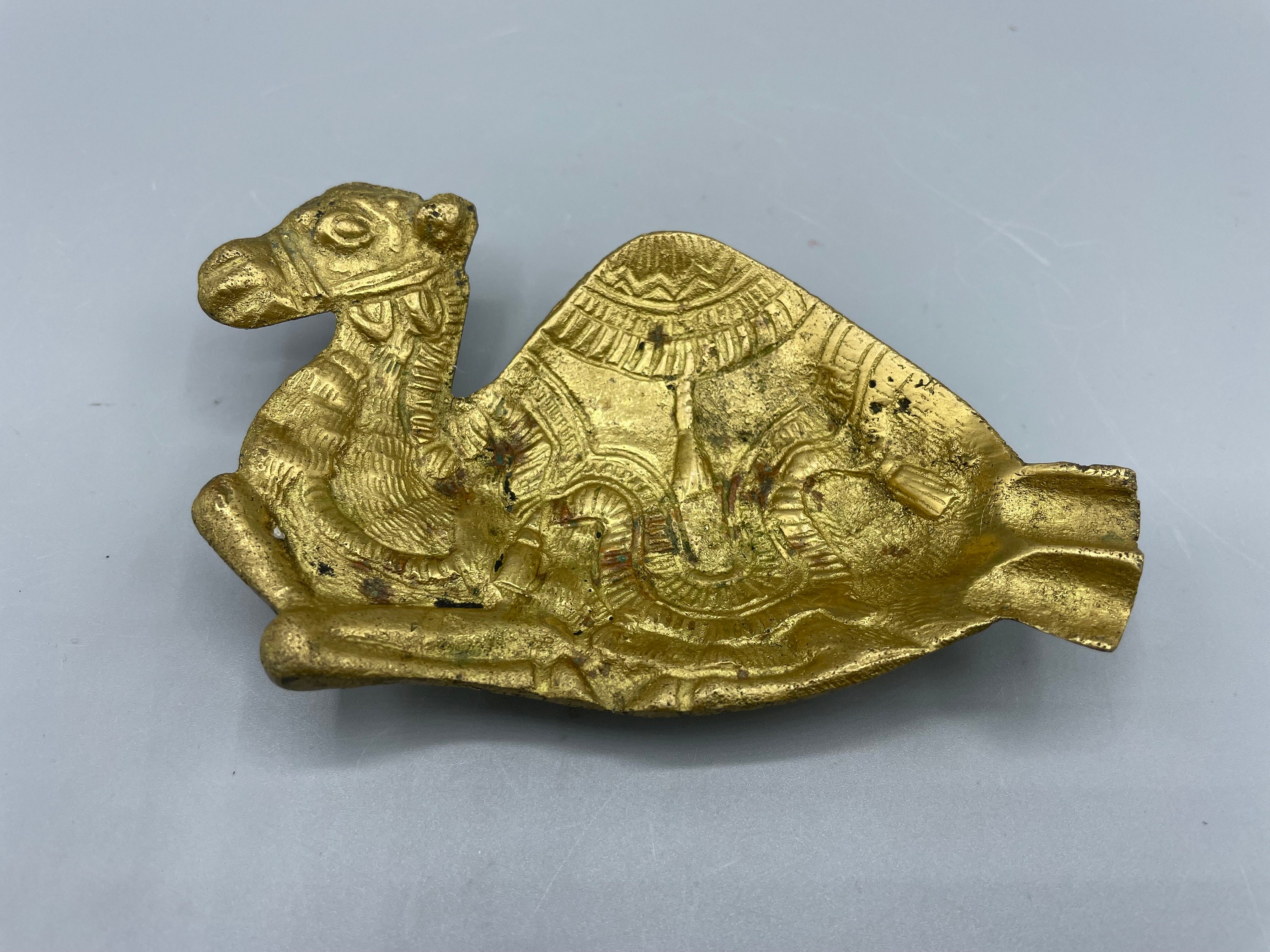 Vintage Brass Camel Ashtray India Ash Tray Collectible - Etsy