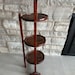 Vintage Carved Wood Folding 3 Tier Pie Stand, Wood Plant Stand, Wood ...