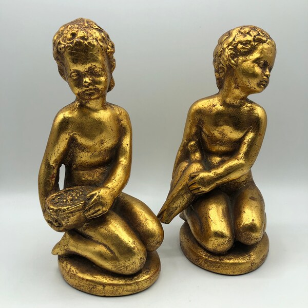 Gold Statues - Etsy