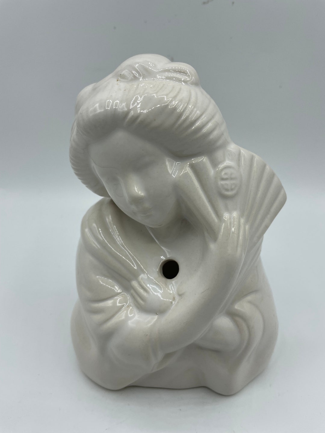 Japanese Geisha Cocktail Mug Vintage White Souvenir Tiki Bar Cocktail ...