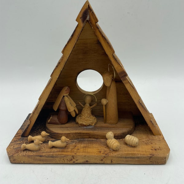 Primitive Nativity - Etsy