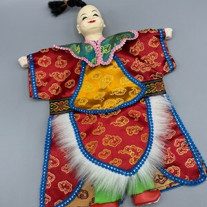 Vintage Japanese Hand Puppet Oriental Puppetry Doll Japan Samurai Ninja ...