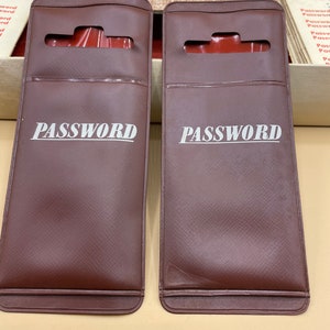 1962 PASSWORD Game Vintage Game Night 1960s Board Games Retro Party ...