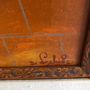 Agapito Labios Mexican Folk Art Painting Mexico Girl Signed Original ...