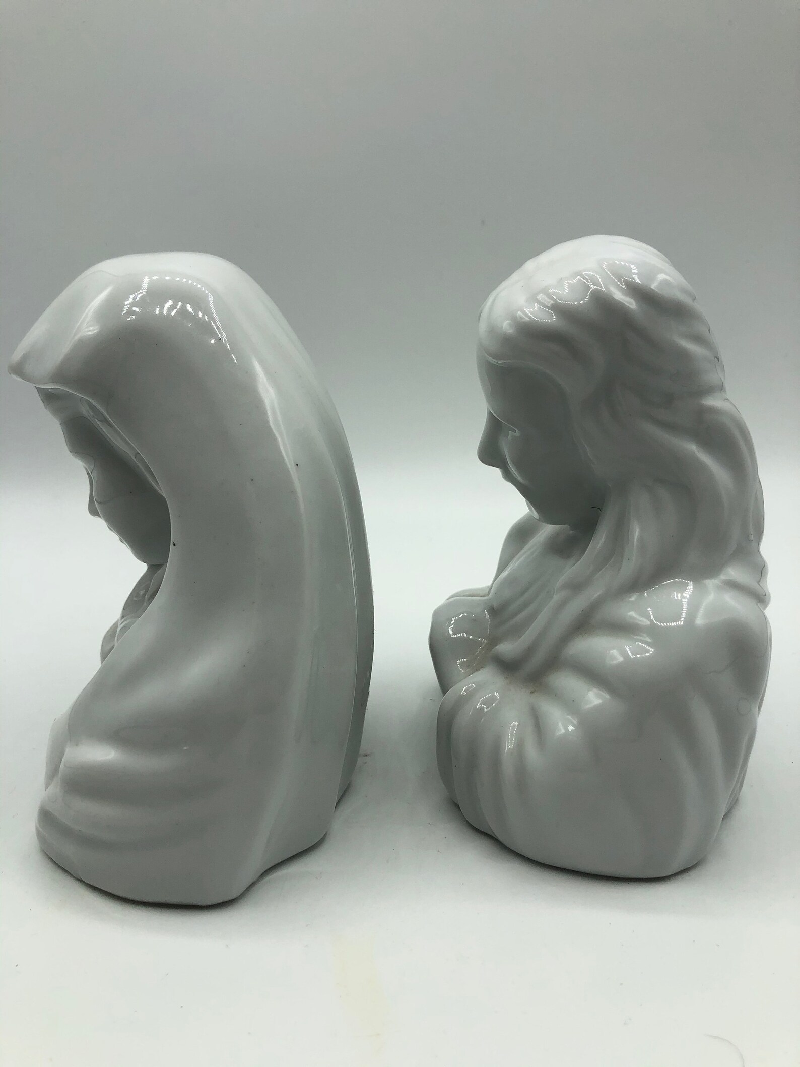 Vintage Ceramic Jesus Mary Joseph Statues Madonna With Child - Etsy