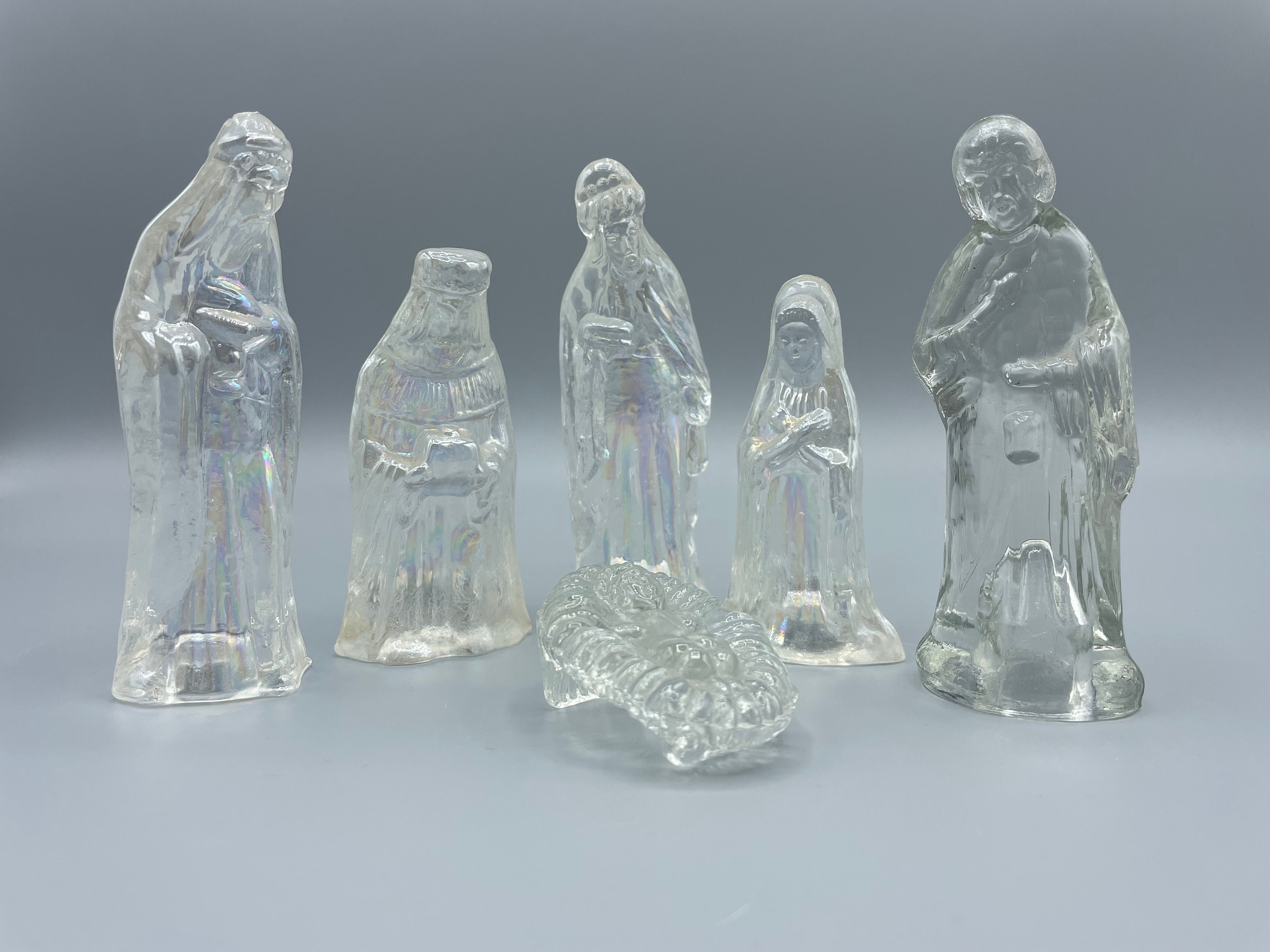Rainbow Crystal Nativity Sets