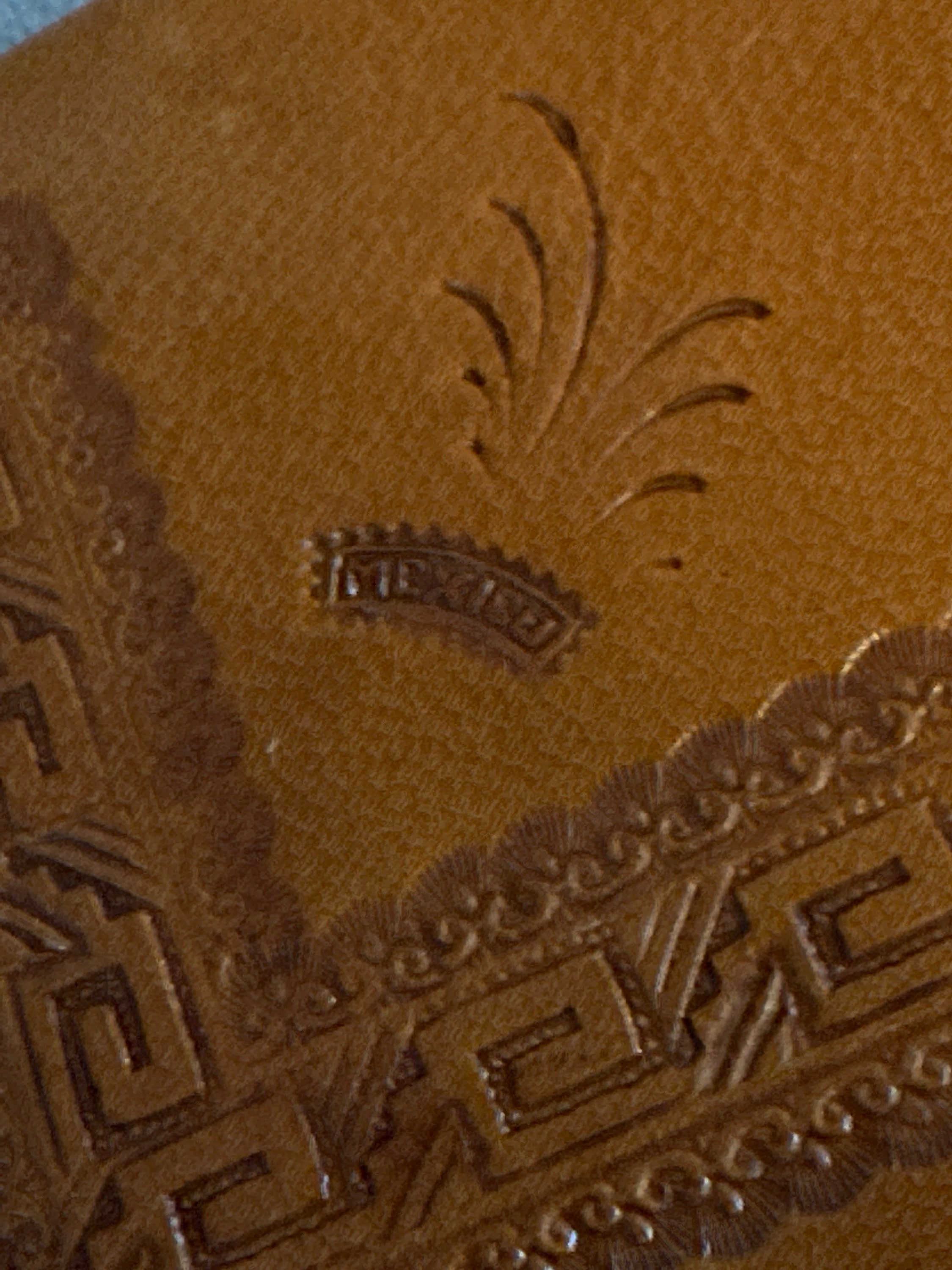 Vintage Tooled Leather Elk Wallet Brown Leather Western - Etsy