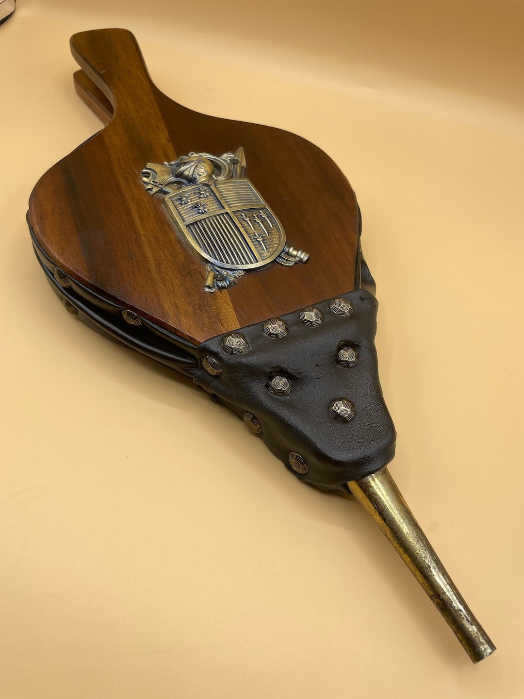 Vintage Fireplace Bellow Rustic Fire Starter Vintage Home Decor Wood ...