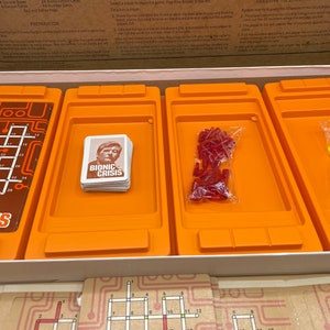 1976 the Six Million Dollar Man Bionic Crisis Board Game 1970s TV Show ...