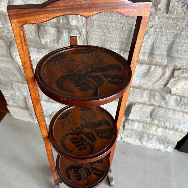 3 Tier Folding Pie Table - Etsy