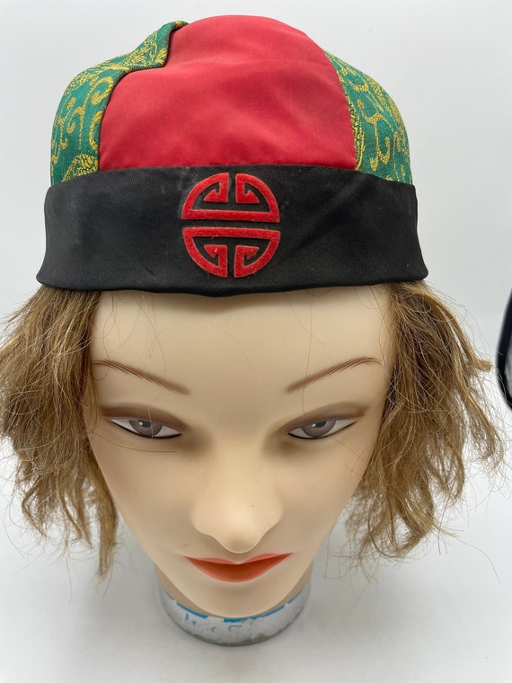 vintage chinese cap asian - Gem