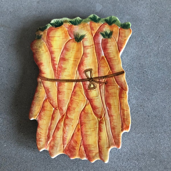 Ceramic Carrot Plate - Etsy