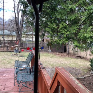 Vintage Large Triangle Chuckwagon Dinner Bell Heavy Iron Hand Bell LOUD ...