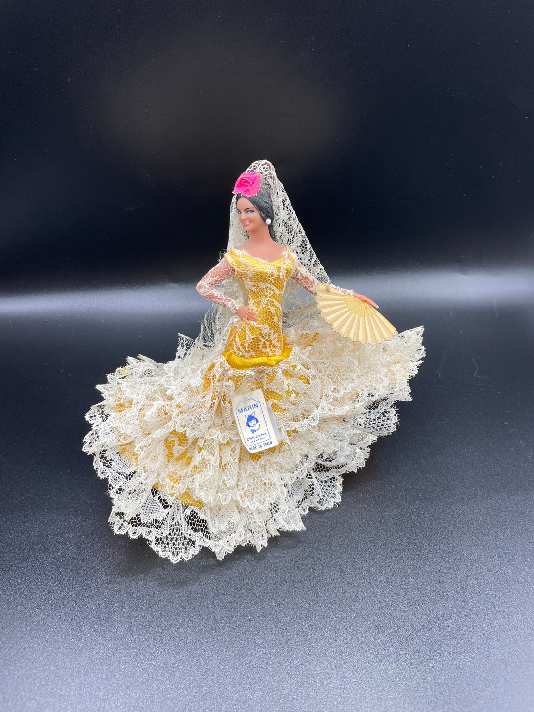 Spanish Flamenco Dancer Art Doll Vintage Mexican Andalusian Marin ...