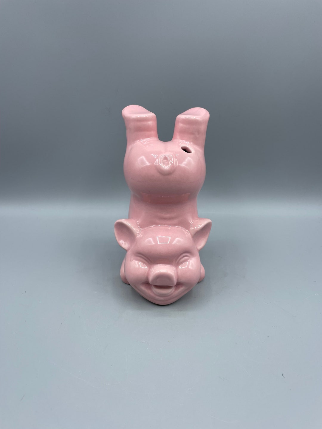 Pink Pig Cocktail Mug Vintage Japanese Restaurant Souvenir Tiki Bar Cup ...