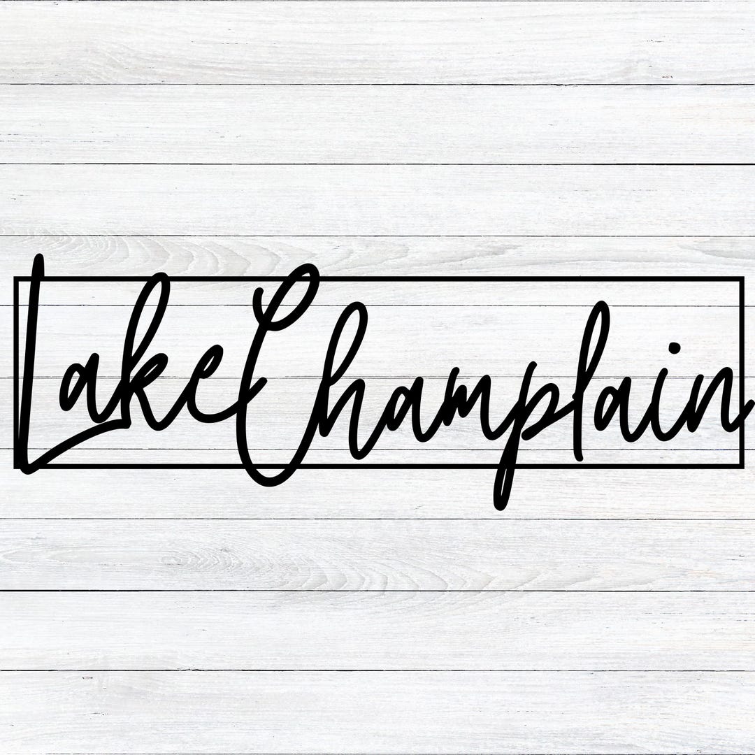 Lake Champlain Metal Sign, Lake Champlain, Wall Art, Metal Wall Art ...