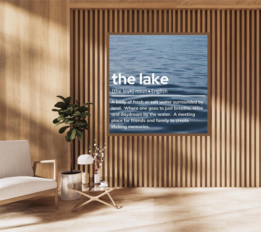Lake Wall Art, the Lake Definition, Lake House Wall Art, Lake Pictures ...