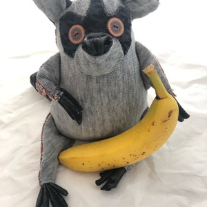 Vinny Stuffed Raccoon trash Panda Art Doll - Etsy
