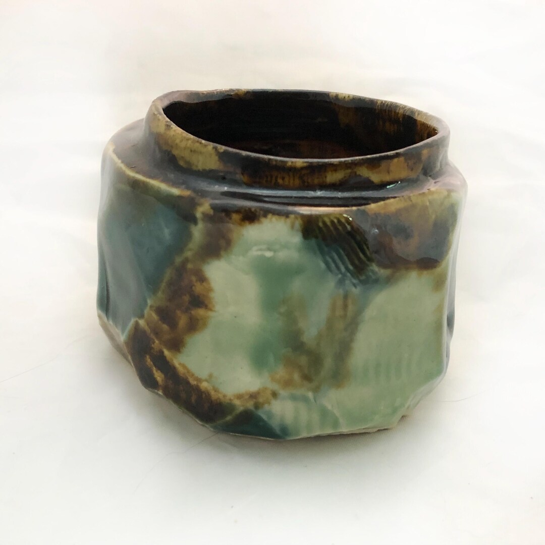 Decorative Geo-gem Jar - Handbuilt Ceramic Pottery - Etsy