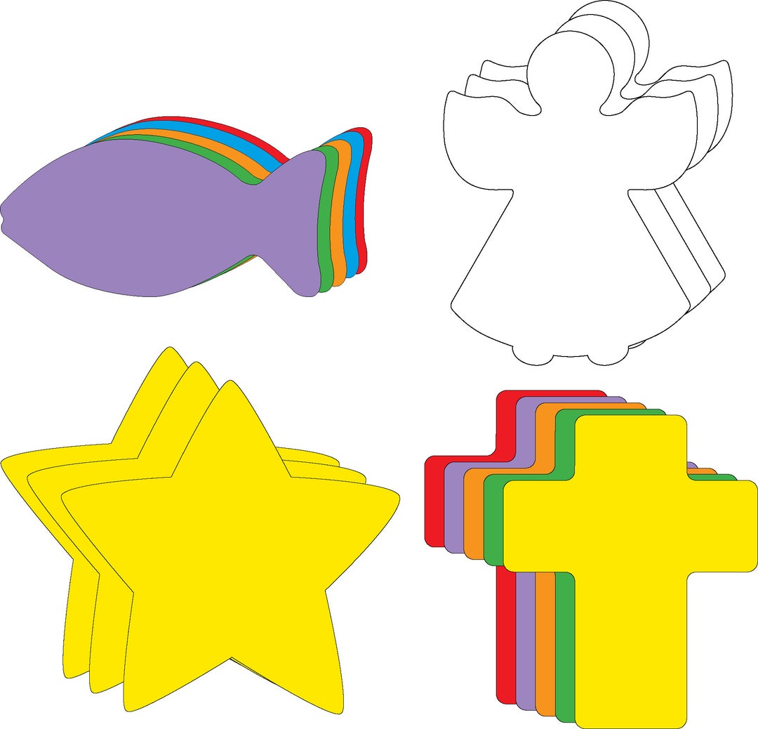 Spiritual Symbols Cut-out Set - Etsy