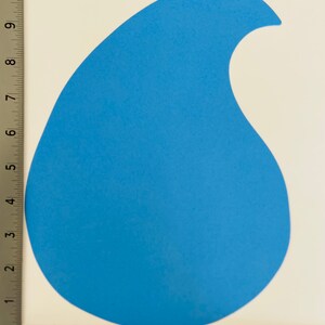 Super Cut-outs - Assorted Color Raindrop - Etsy