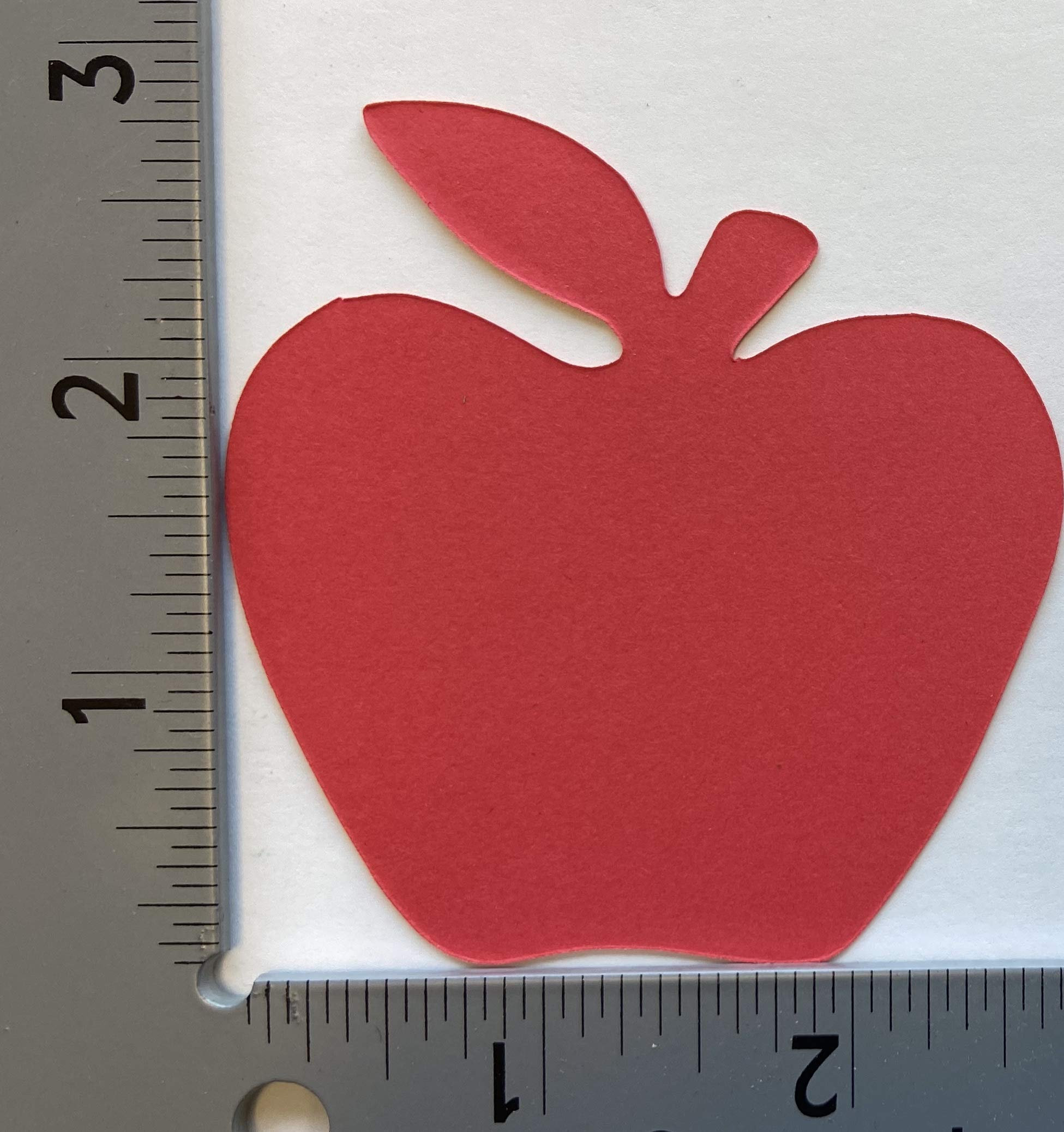 Creative Foam Cut-outs - Single Color Red Apple - Etsy