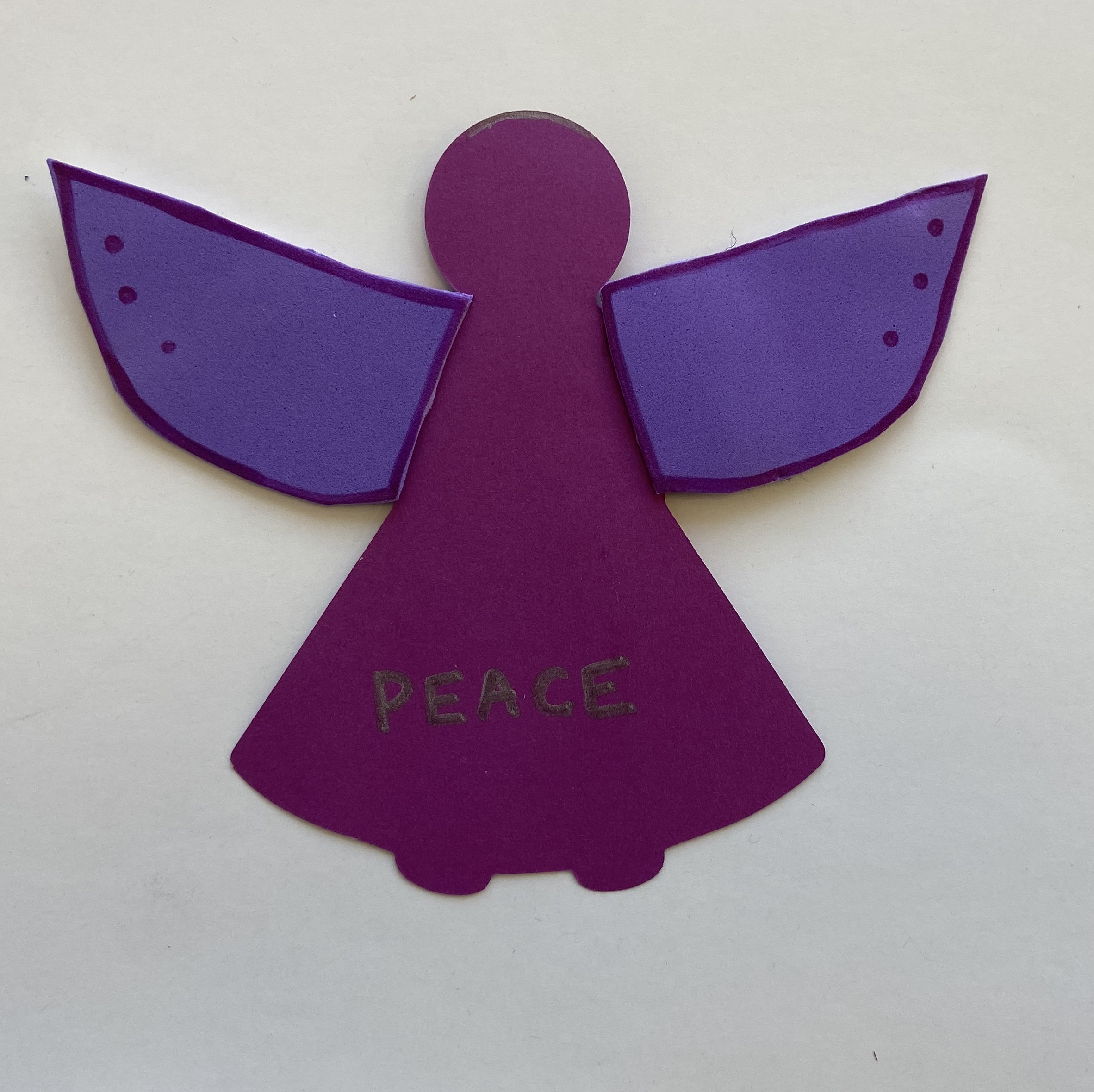 Creative Cut-outs - Assorted Color Angel - Etsy