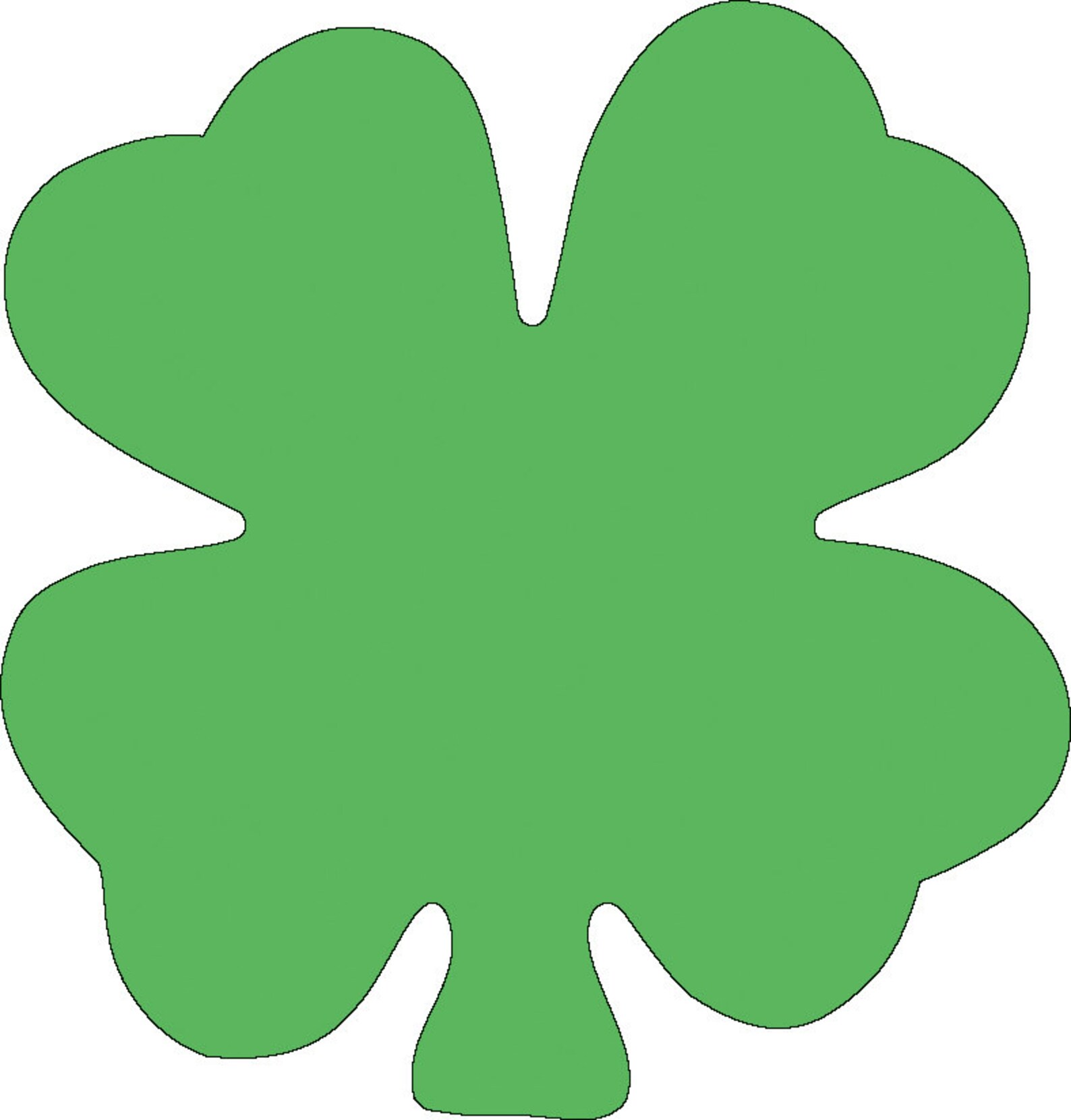 Four Leaf Clover Sticky Notepad - Etsy