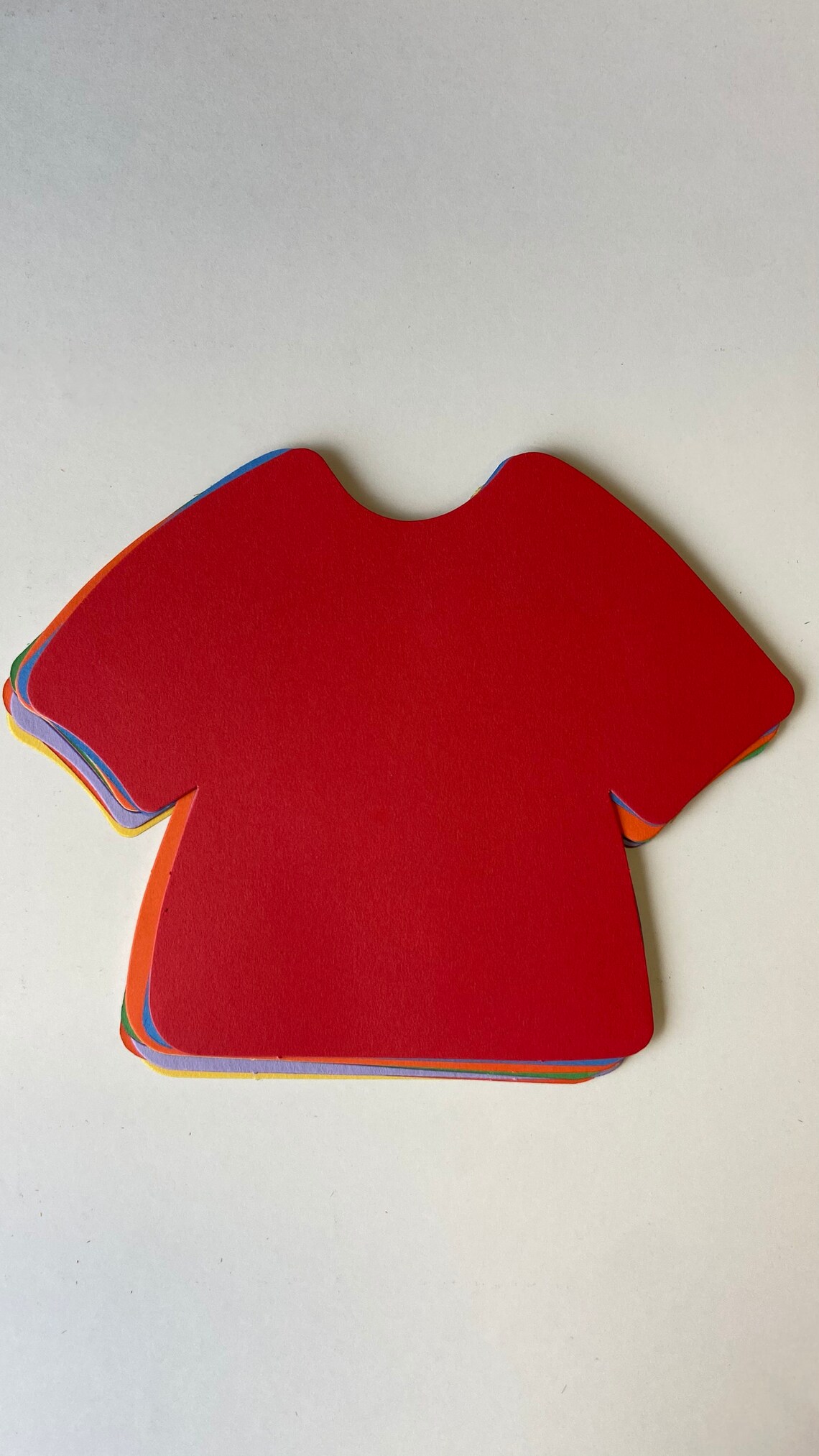 Creative Cut-outs - Large Assorted Color T-shirt - Etsy