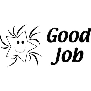 Self Inking Teacher Stamp - Good Job - Etsy