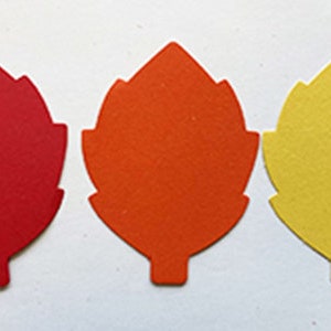 Creative Cut-outs - Tri-color Leaf - Etsy