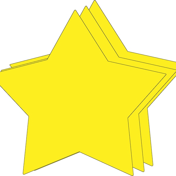Star Cutouts - Etsy
