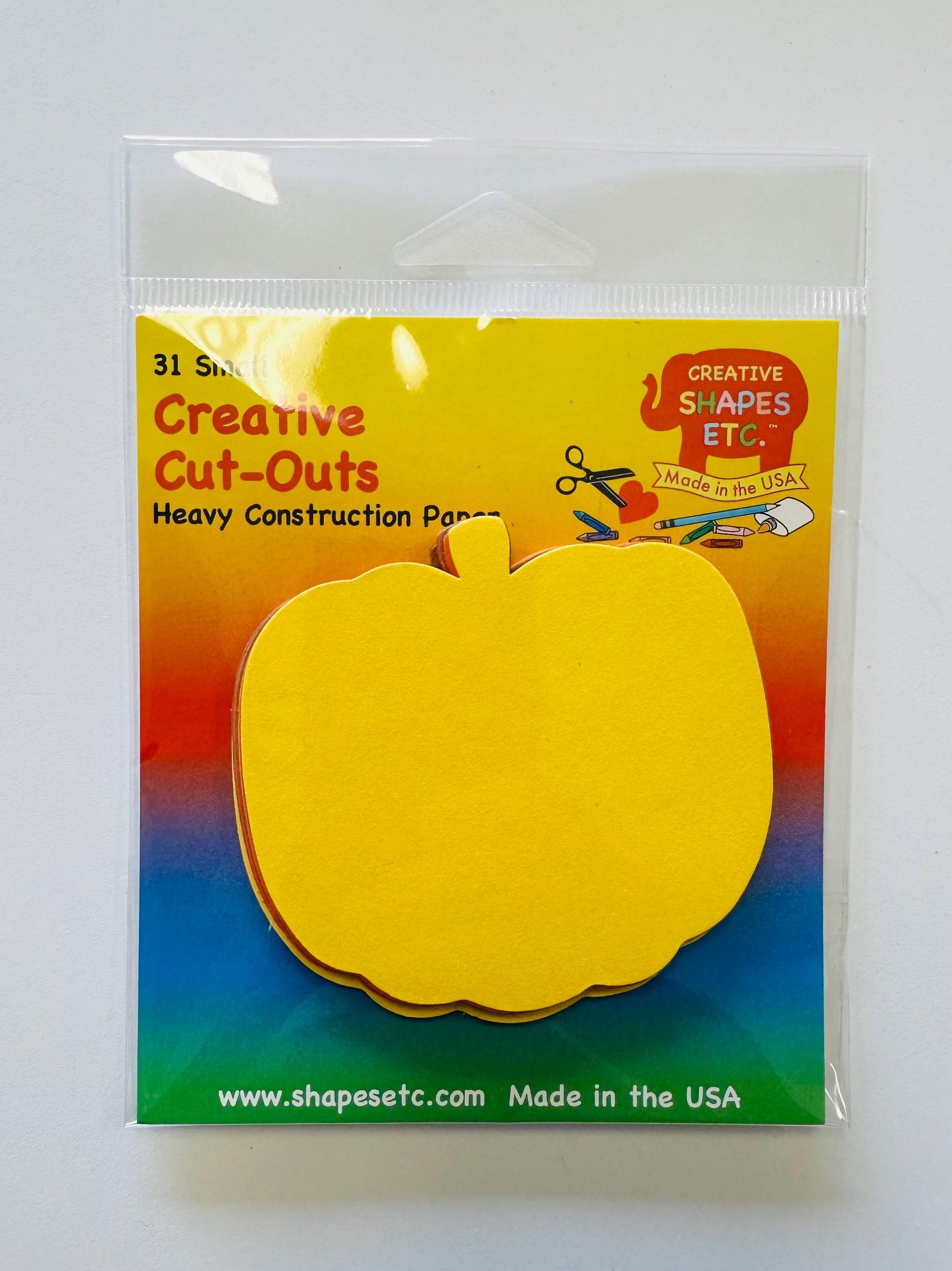 Creative Cut-outs - Assorted Color Fall Thanksgiving Pumpkin 31 Pcs ...