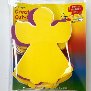 124 Pcs Angel Large Assorted Color Cut-outs - 5.5in - Etsy
